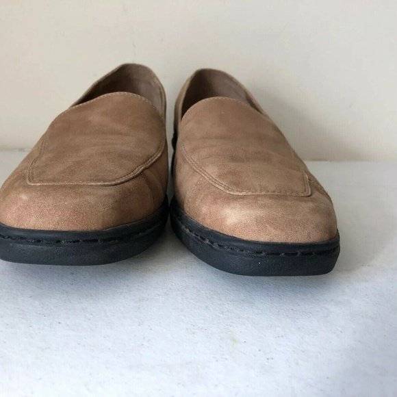 Clarks | Shoes | Clarks Springers Tan Suede Slip Ons Womens 1 M | Poshmark